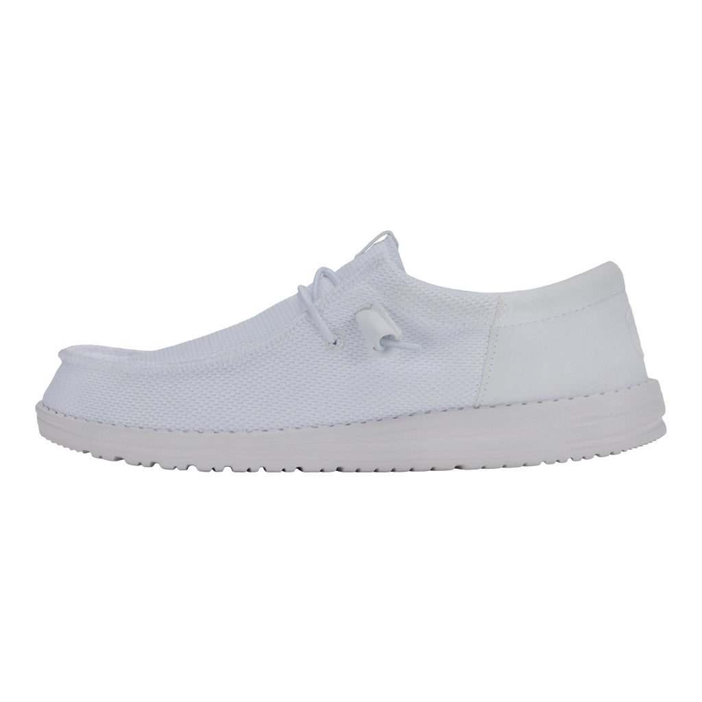 Wally Funk Mono - White & HEYDUDE shoes