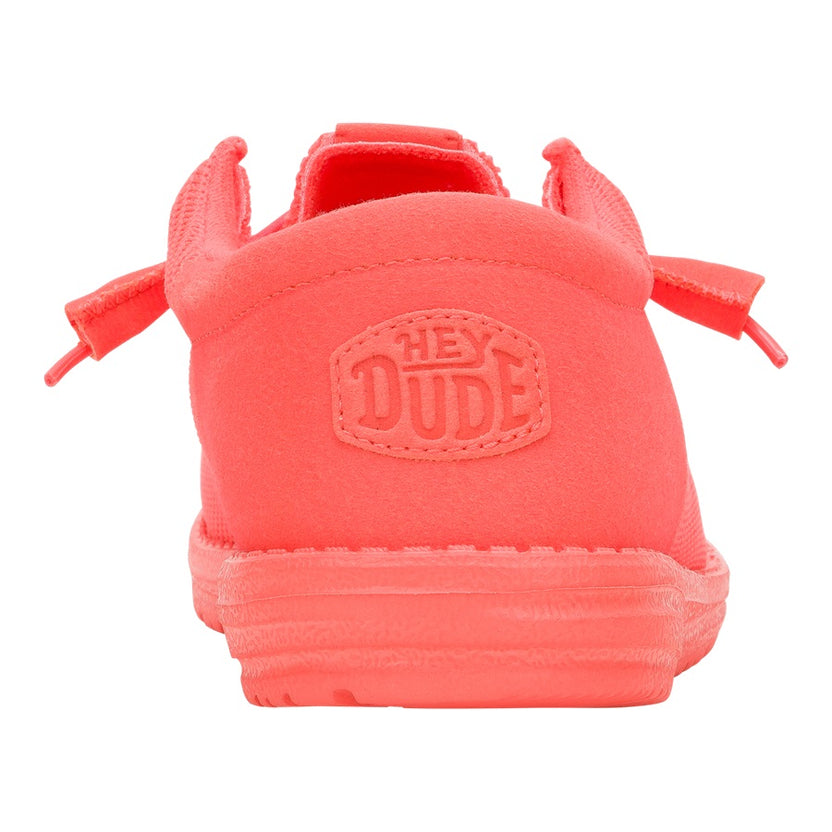 Wally Funk Mono - Fiery Coral & HEYDUDE shoes