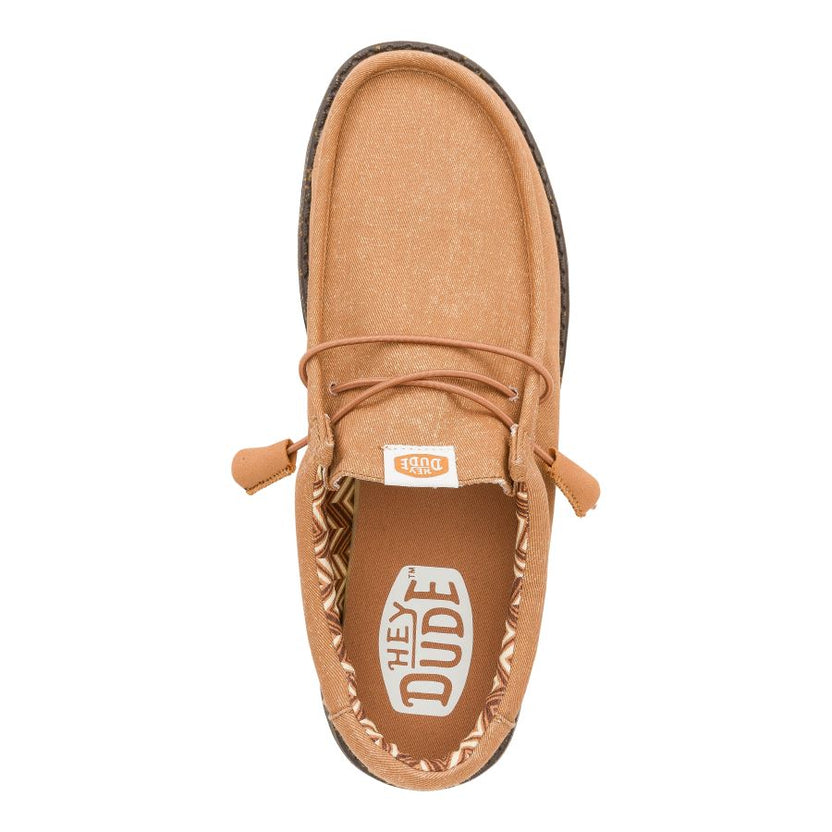 Wally Stretch Canvas Nut - Men's Casual Shoes | HEYDUDE shoes