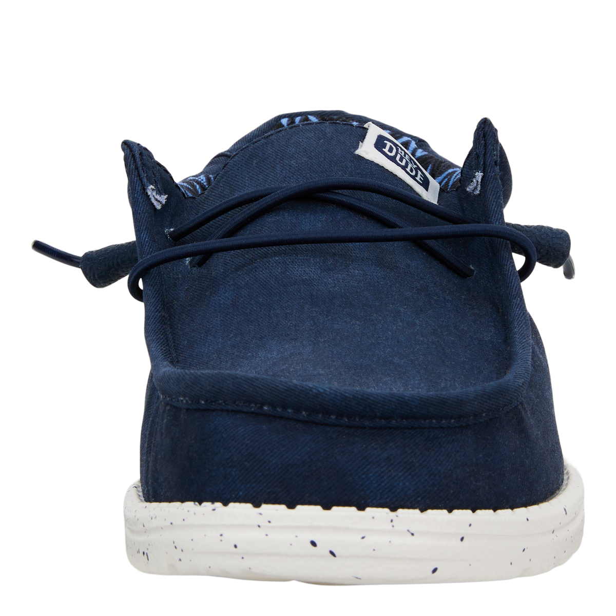 Wally Stretch Canvas Navy - Men's Casual Shoes | HEYDUDE shoes