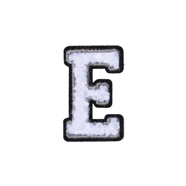 Letter E Patch - E Black/White & HEYDUDE shoes