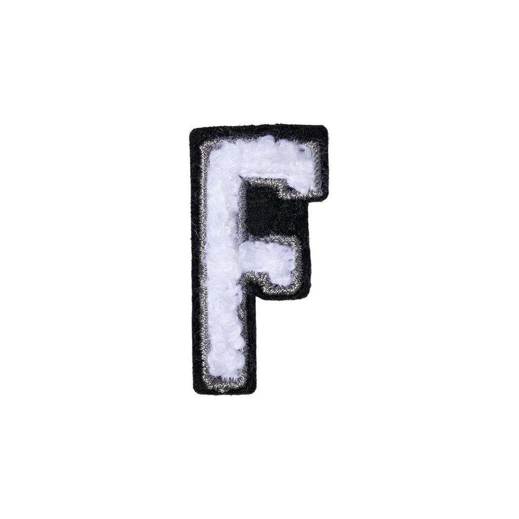 Letter F Patch - F Black/White & HEYDUDE shoes