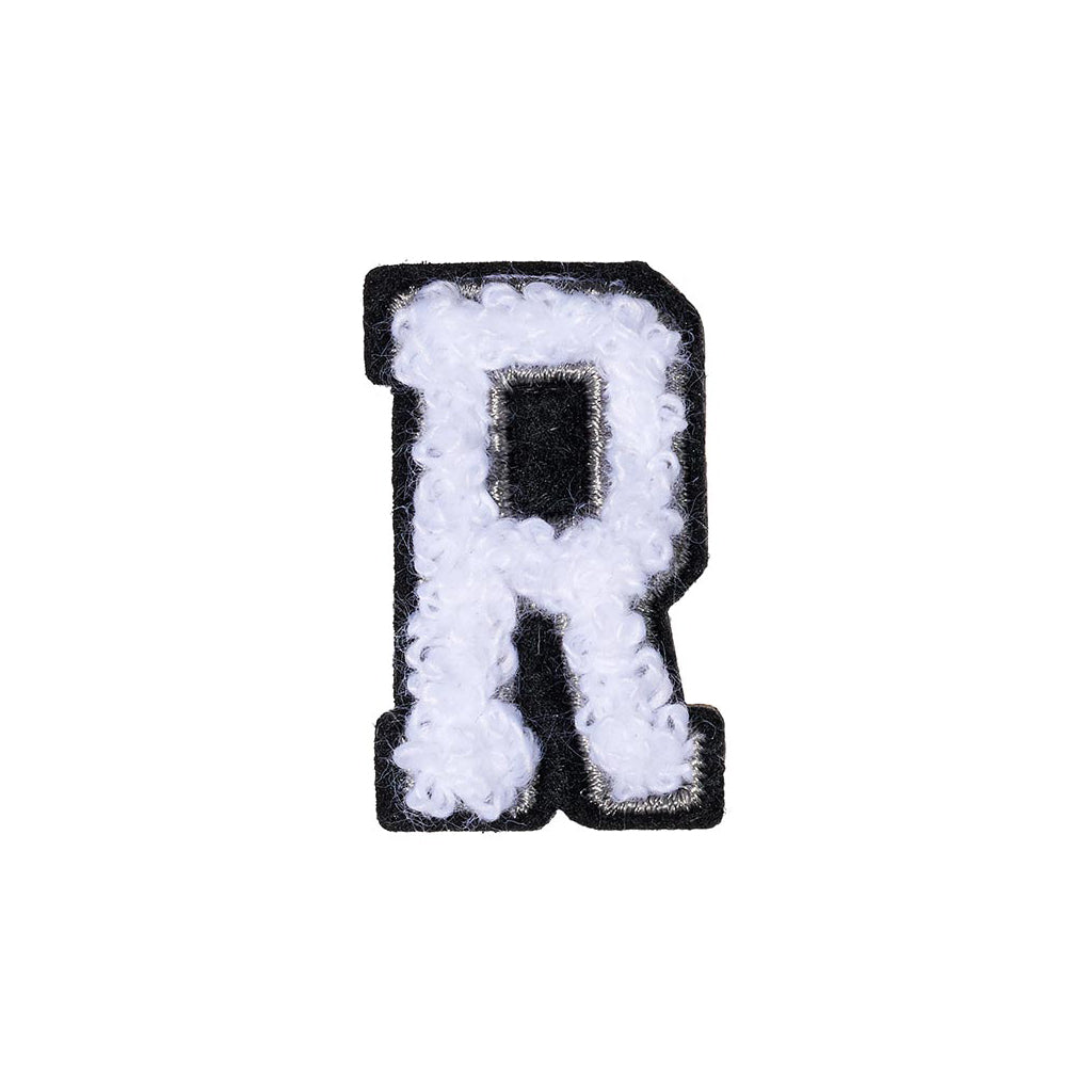 Letter R Patch - R Black/White & HEYDUDE shoes