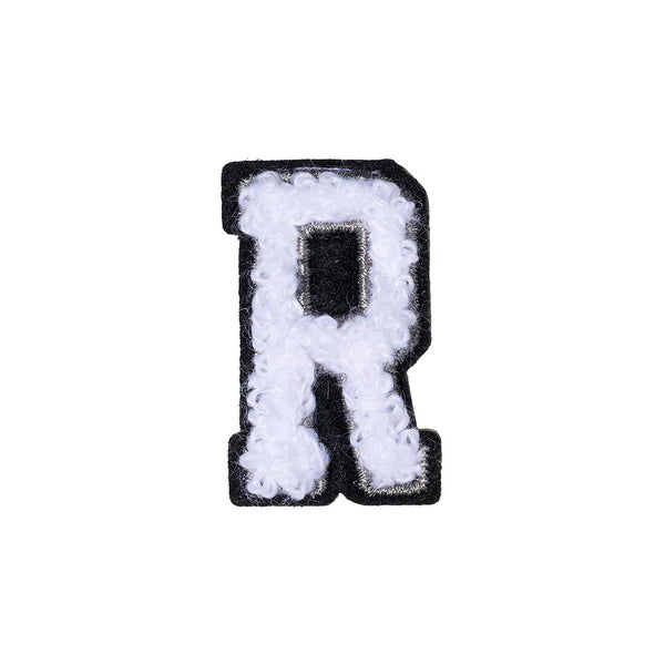 Letter R Patch - R Black/White & HEYDUDE shoes