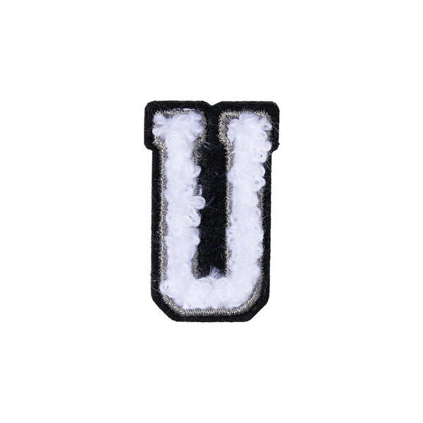 Letter U Patch - U Black/White & HEYDUDE shoes