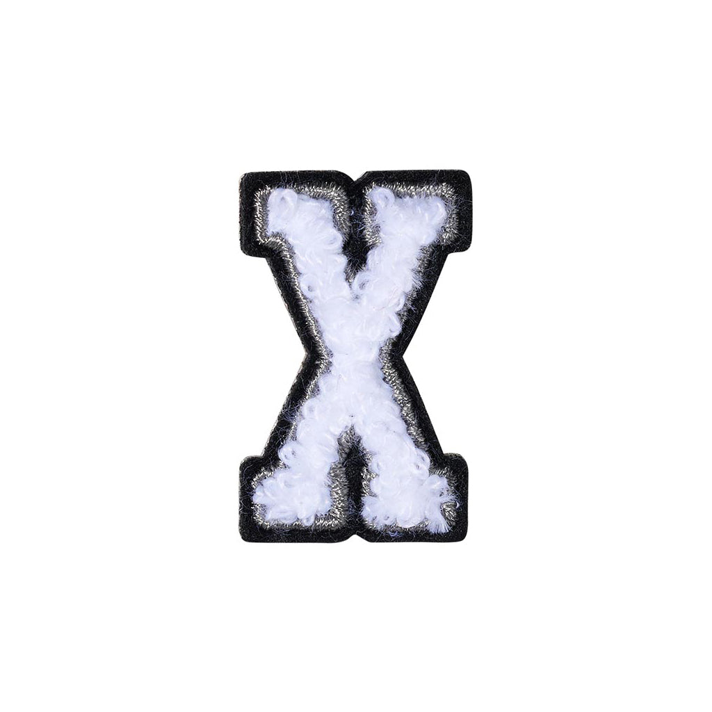 Letter X Patch - X Black/White & HEYDUDE shoes